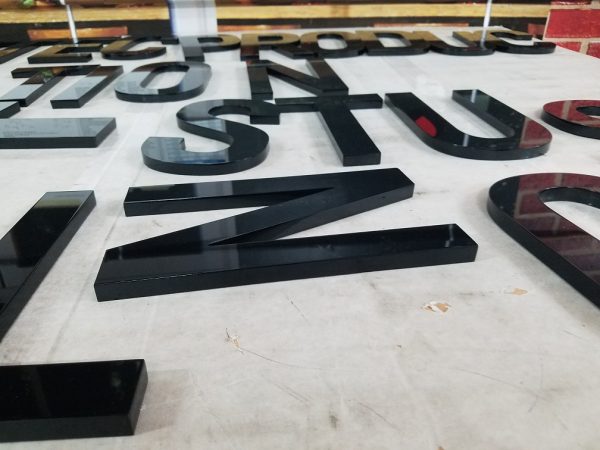Acrylic Signs in Production – Premium Solutions
