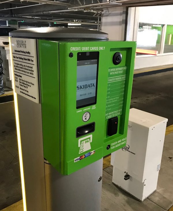 Vinyl Wrap for Beverly Center's Automated Parking Kiosk - Premium Solutions