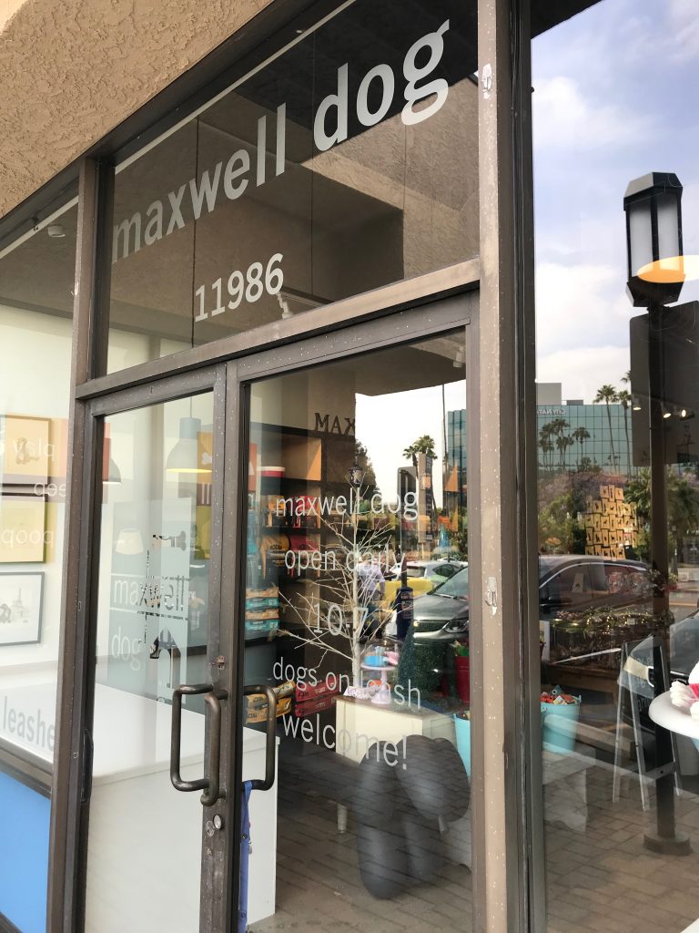 Name and Address Sign for Maxwell Dog in Studio City - Premium Solutions