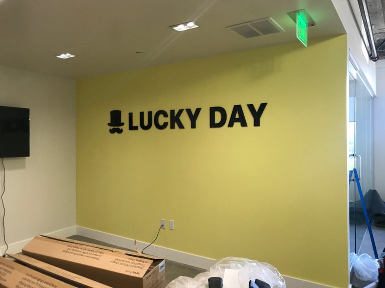 Lobby Sign Moving for Lucky Day in El Segundo - Premium Solutions