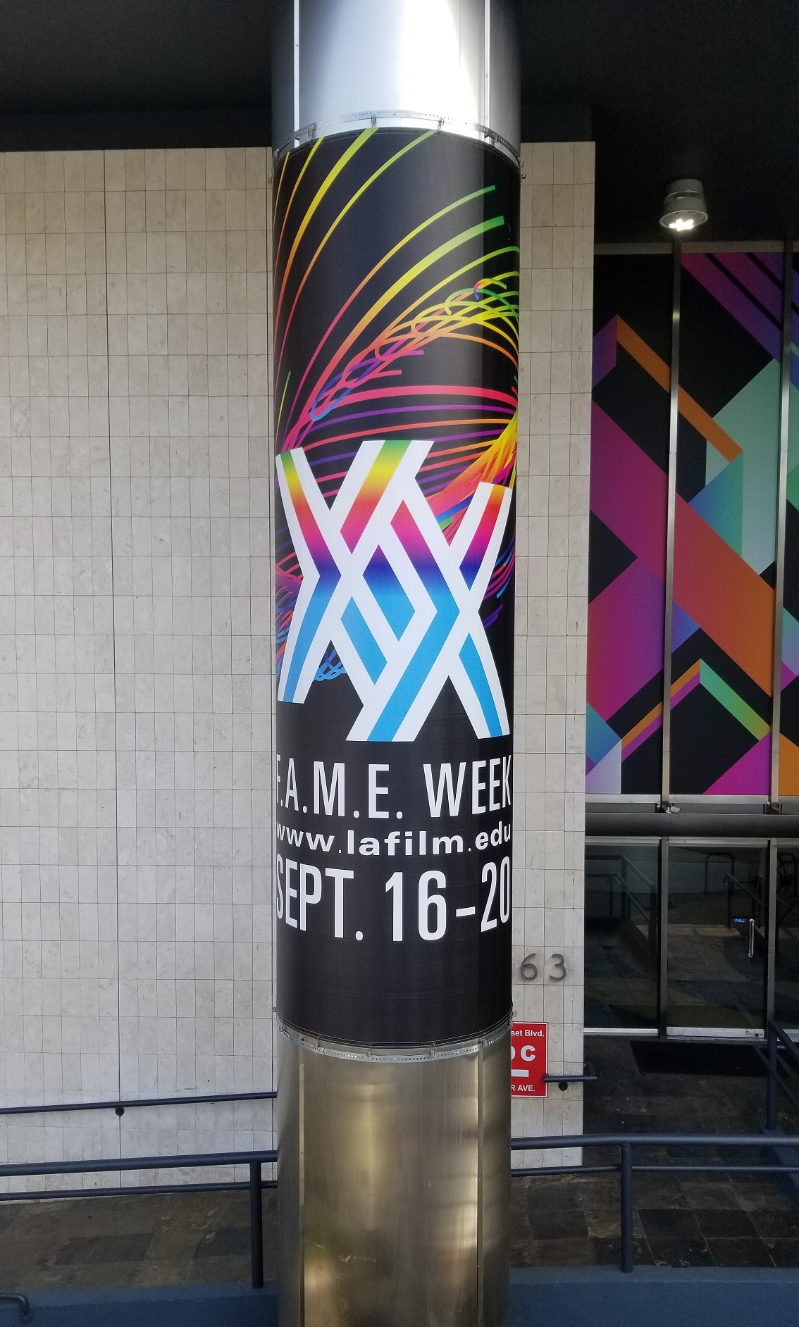 LA Film School Banner Frame Kit in Hollywood - Premium Solutions