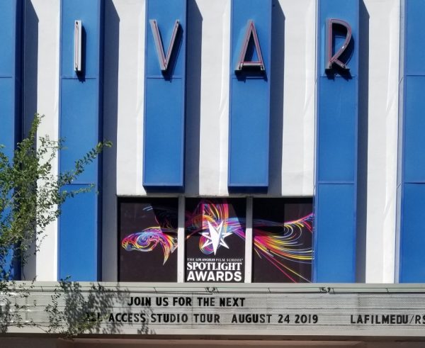 Ivar Theater Window Graphics for LA Film School in Hollywood - Premium ...