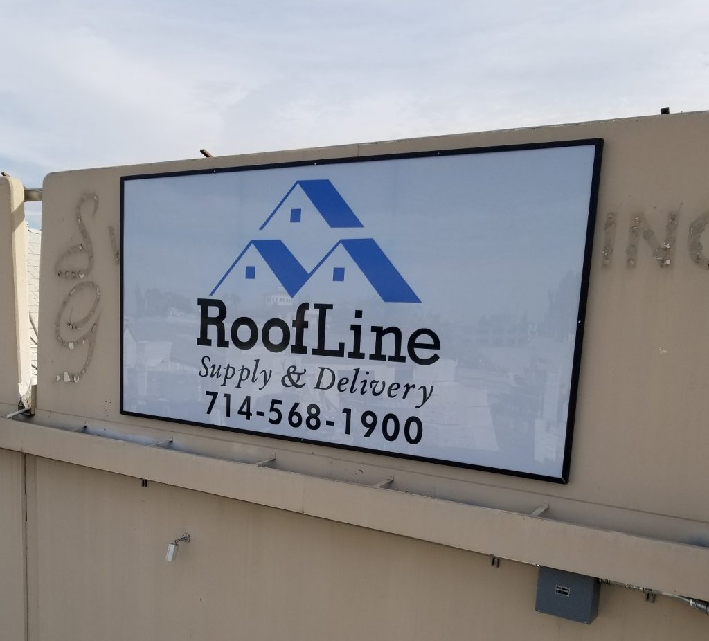 Custom Building Sign for Roofline in Santa Ana - Premium Solutions