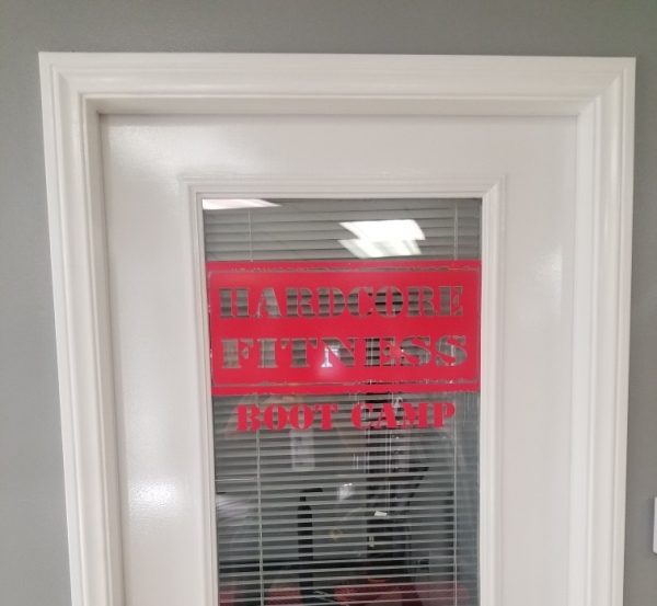 Gym Window Graphics for Hardcore Fitness in Northridge - Premium Solutions