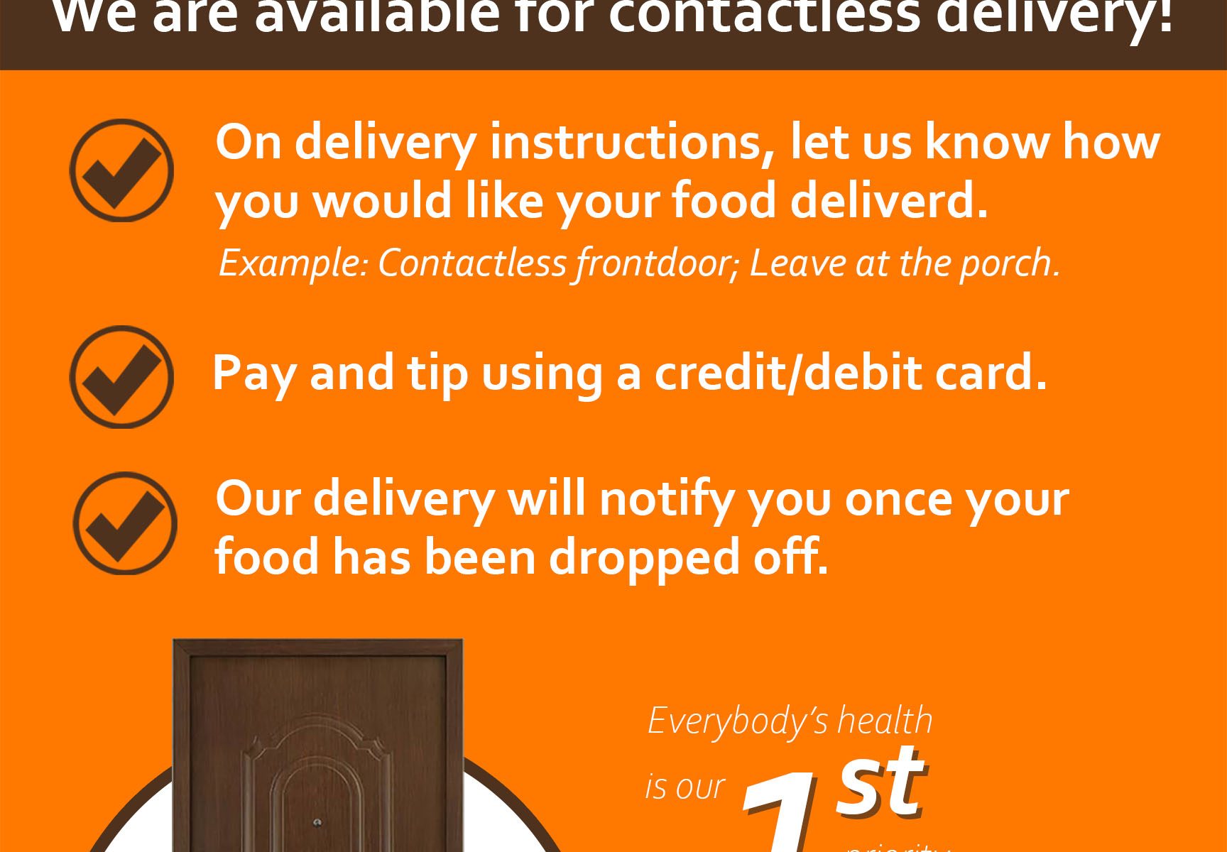 Delivery Information Signs | Premium Solutions