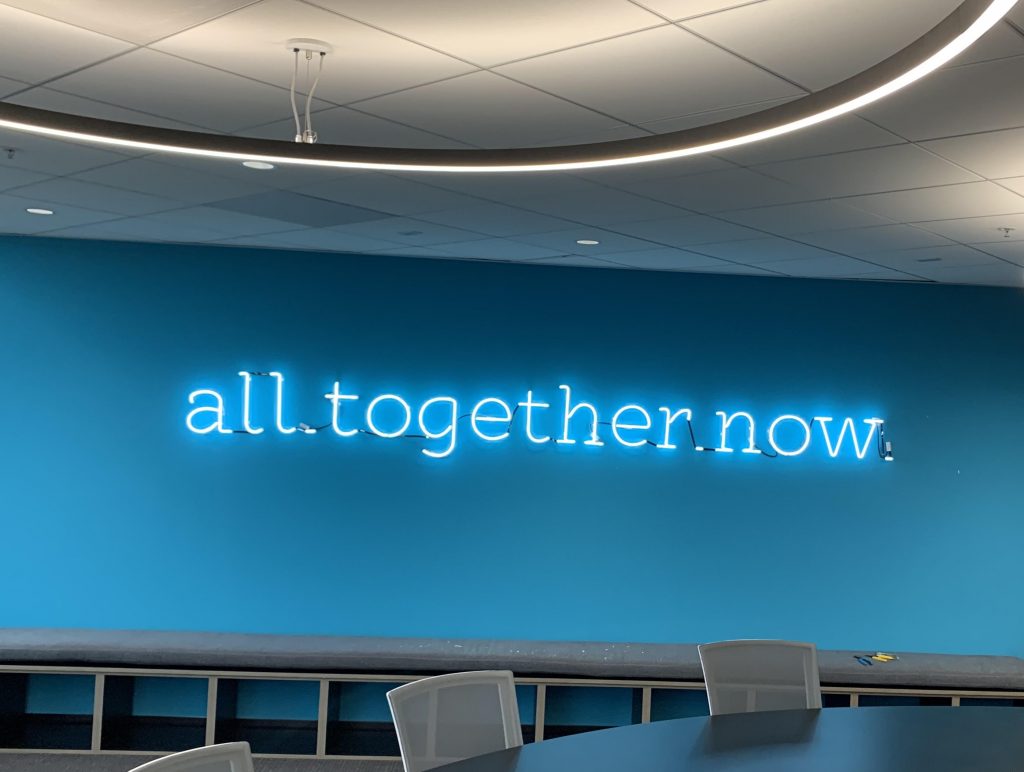 Neon Lobby Sign for Abbyson in Calabasas - Premium Solutions