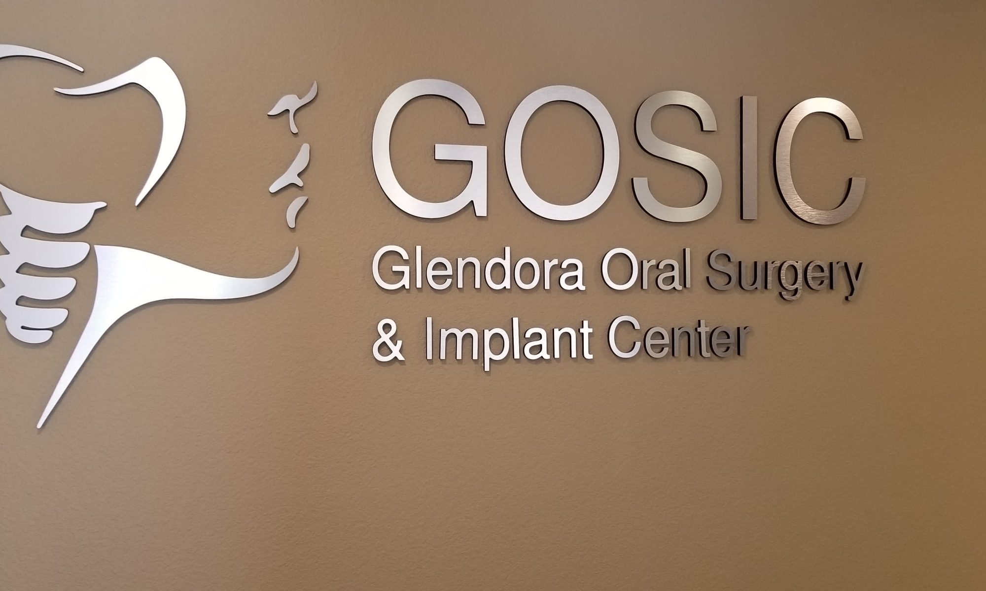 Dental Clinic Lobby Sign for Glendora Oral Surgery | Premium Solutions