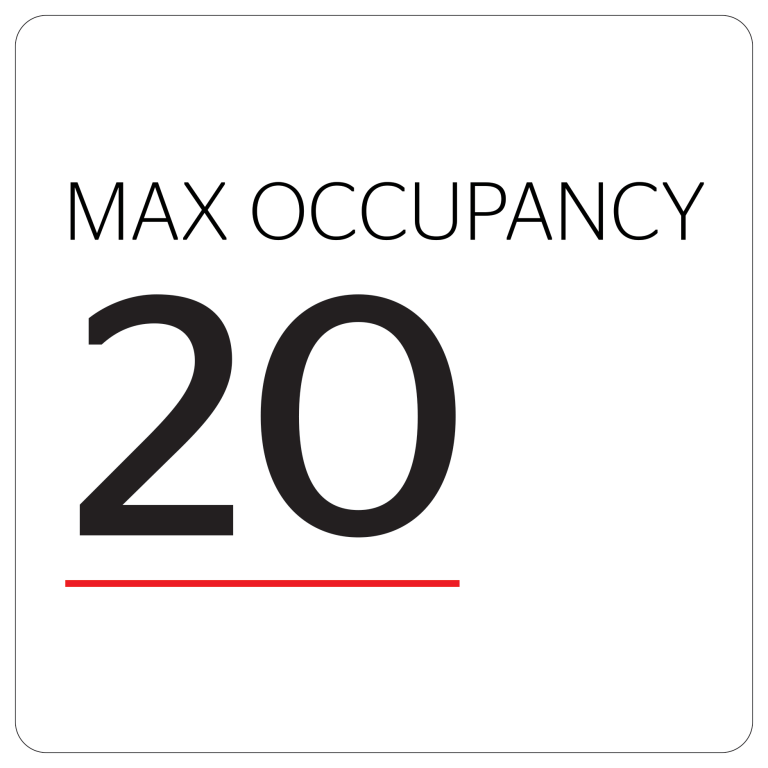 Room Occupancy Signs to Minimize Crowding and Reduce Exposure - Premium ...