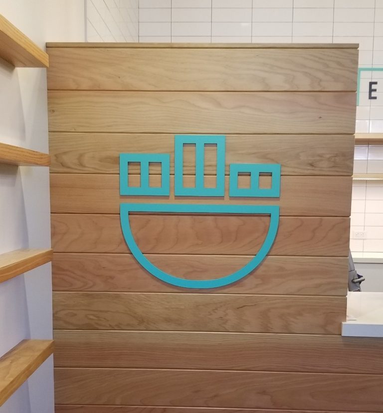 Corporate Lobby Sign for Amazon in Santa Barbara - Premium Solutions