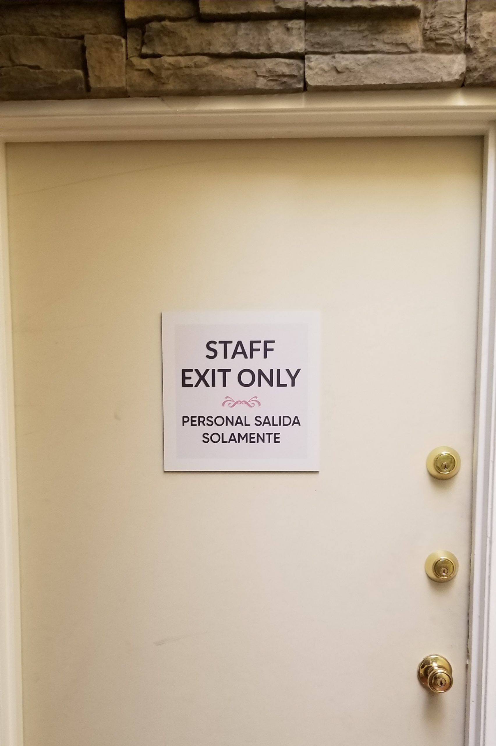 Bilingual Sign with Social Distancing Guidelines in English and Spanish ...