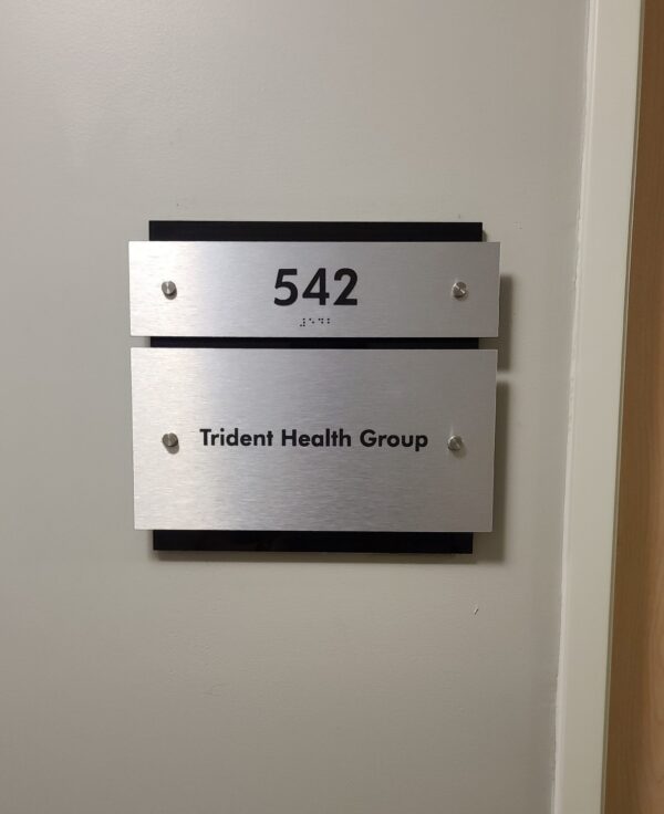 Suite Door Plaque for Ethan Christopher in Encino – Premium Solutions
