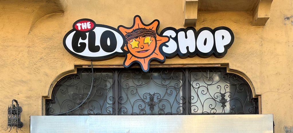 Light Box Storefront Sign for The Glo Shop in Melrose - Premium Solutions