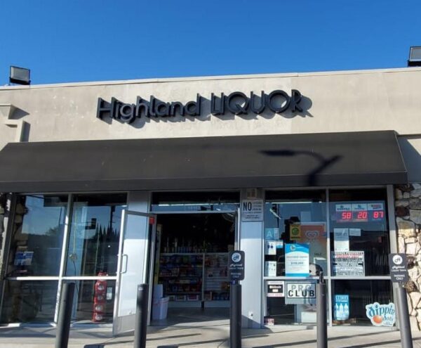 Channel Letters Storefront Sign for Highland Liquor in Granada Hills ...