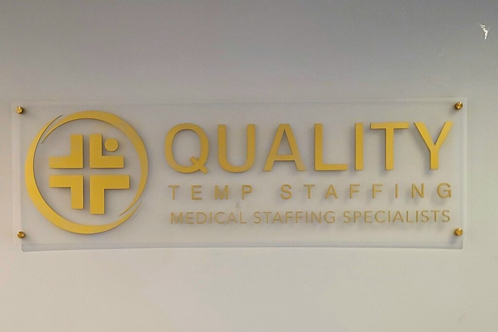 Quality Temp Staffing Lobby Sign Granada Hills – Premium Solutions