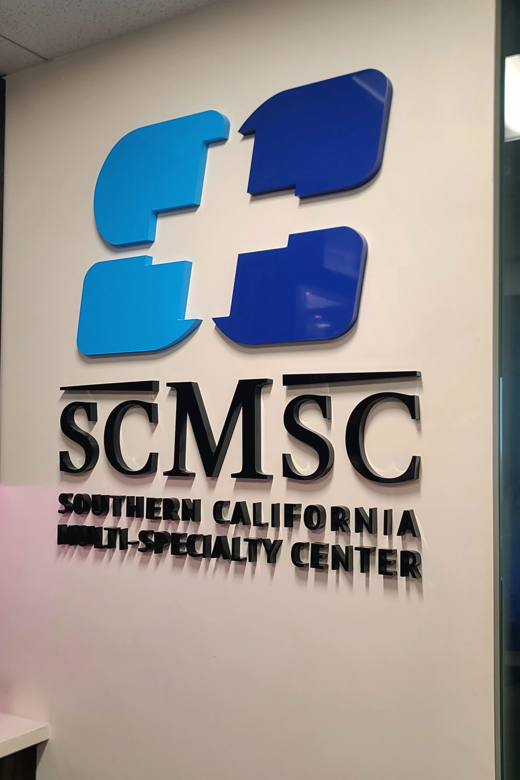 SCMSC Lobby Sign Sherman Oaks - Premium Solutions