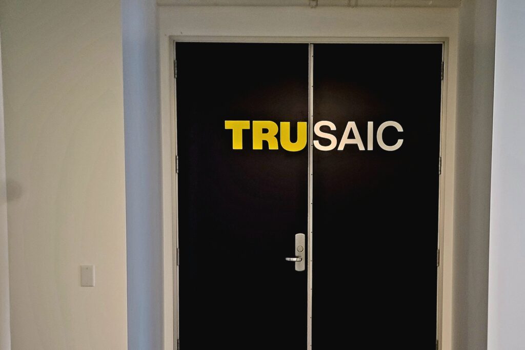 Acrylic Door Sign for Trusaic Los Angeles - Premium Solutions