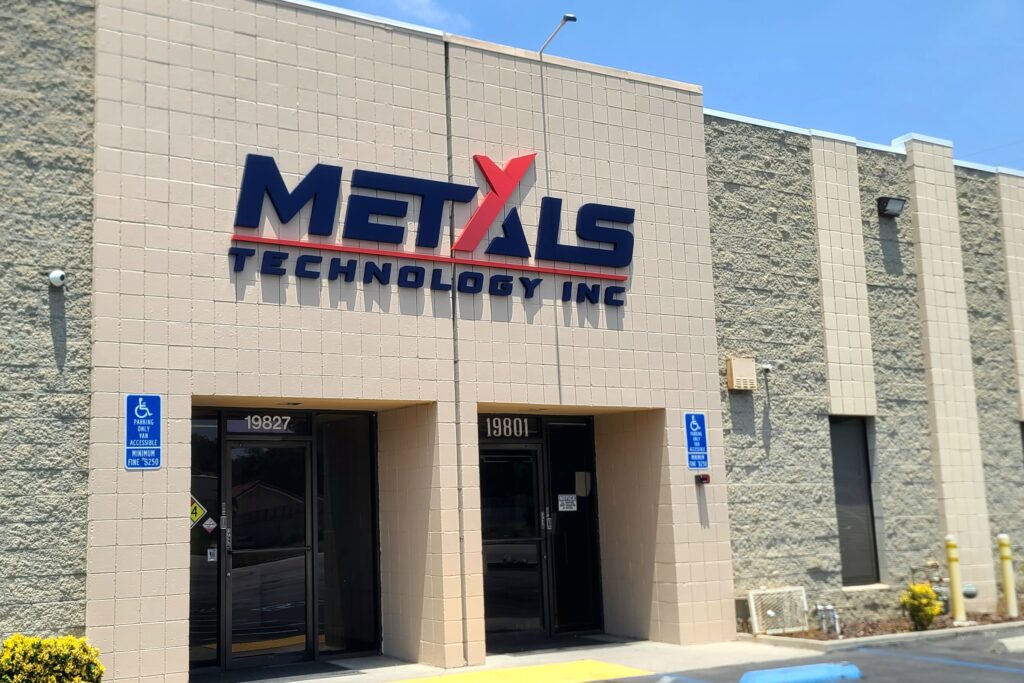 Outdoor Sign for Matals Technology Northridge – Premium Solutions