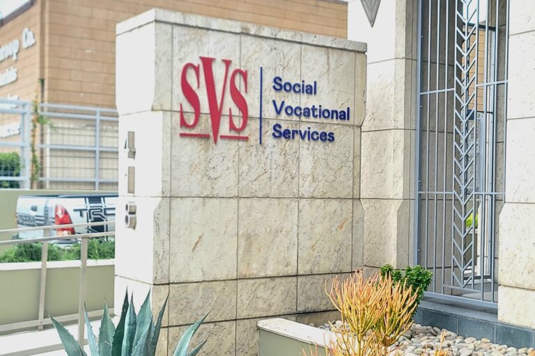 Social Vocational Services Monument Sign Pasadena - Premium Solutions