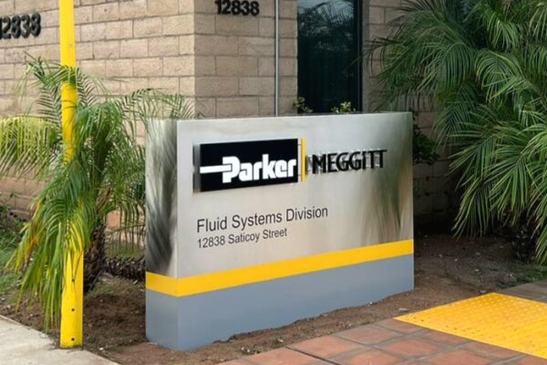 Parker Meggitt Monument Sign Los Angeles - Premium Solutions