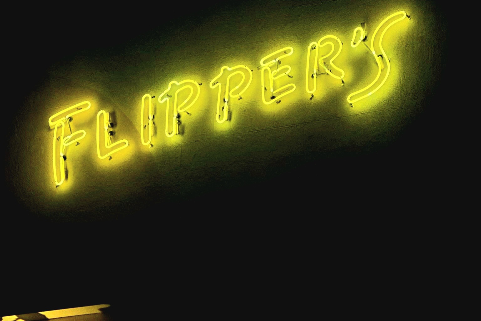 Flippers Neon sign and pole sign inserts West Hollywood - Premium Solutions