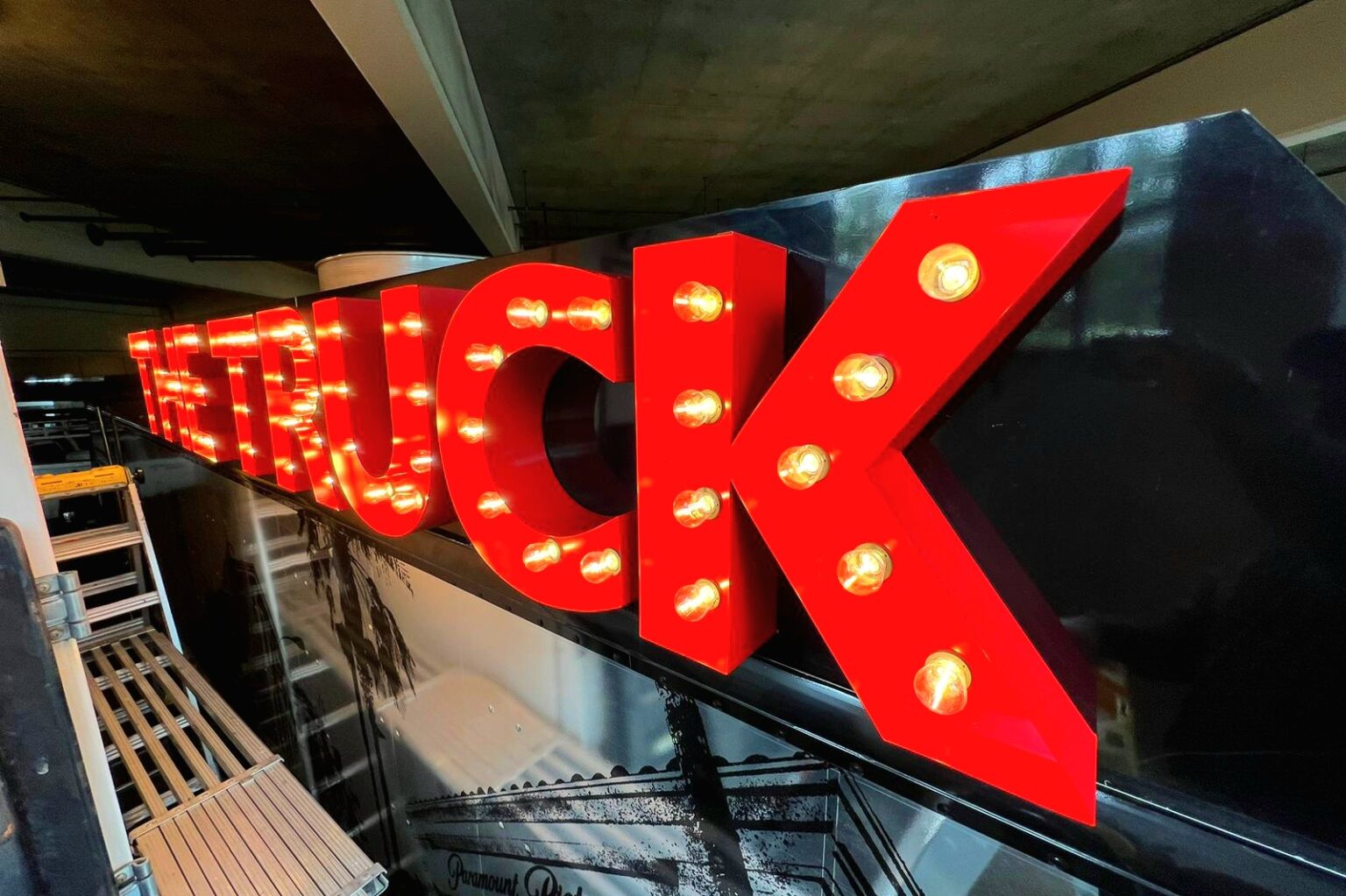 Paramount Food Truck Channel Letters Los Angeles - Premium Solutions