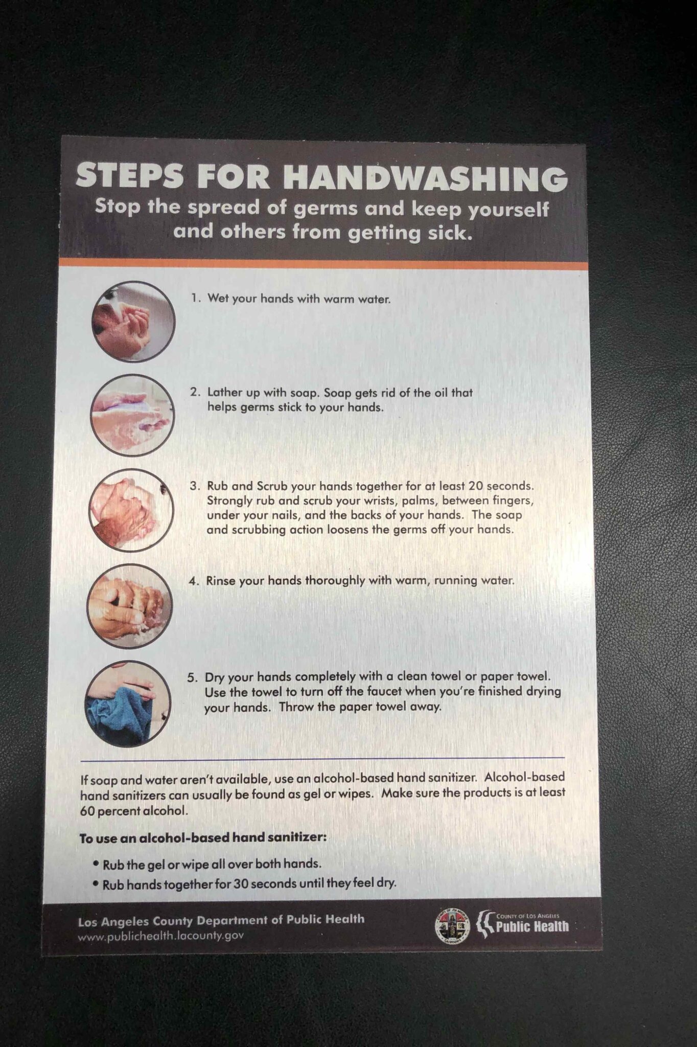Custom Covid Handwashing Sign – Premium Solutions
