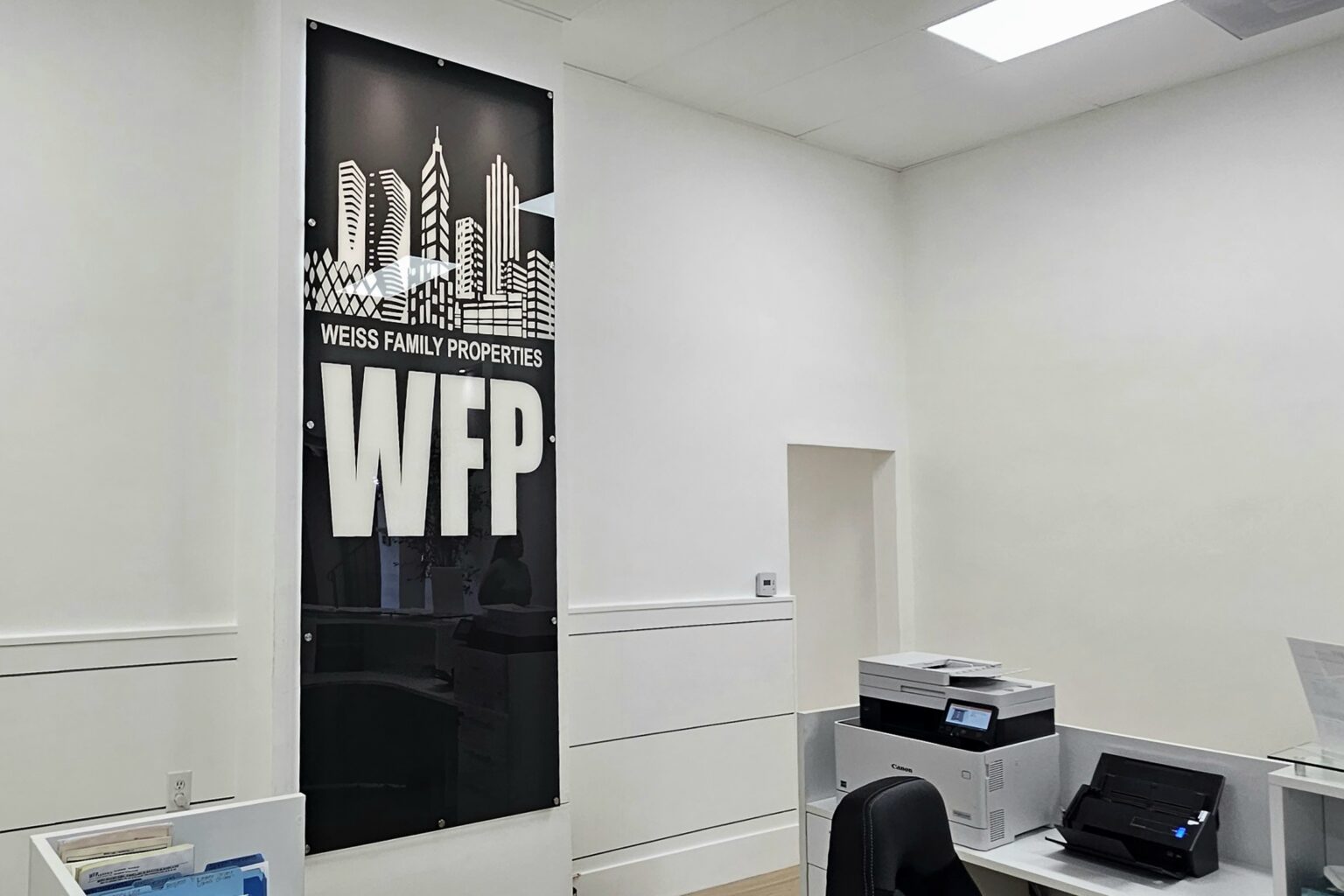 Weiss Family Properties Lobby Sign and Exterior Signs Los Angeles ...