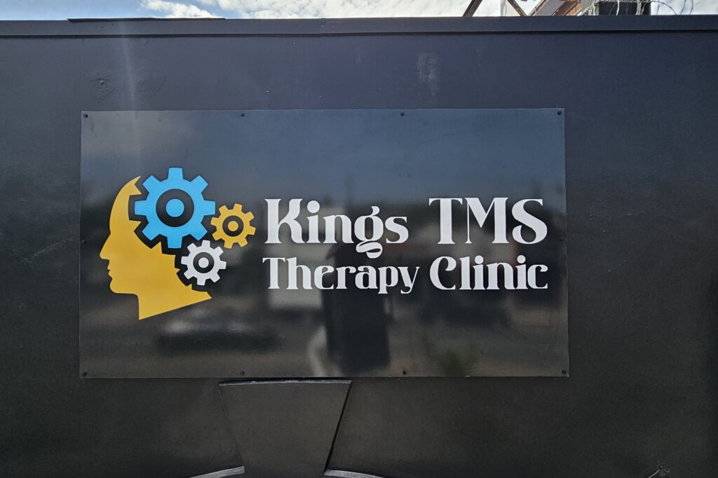 King's TMS exterior sign and window decals Los Angeles - Premium Solutions