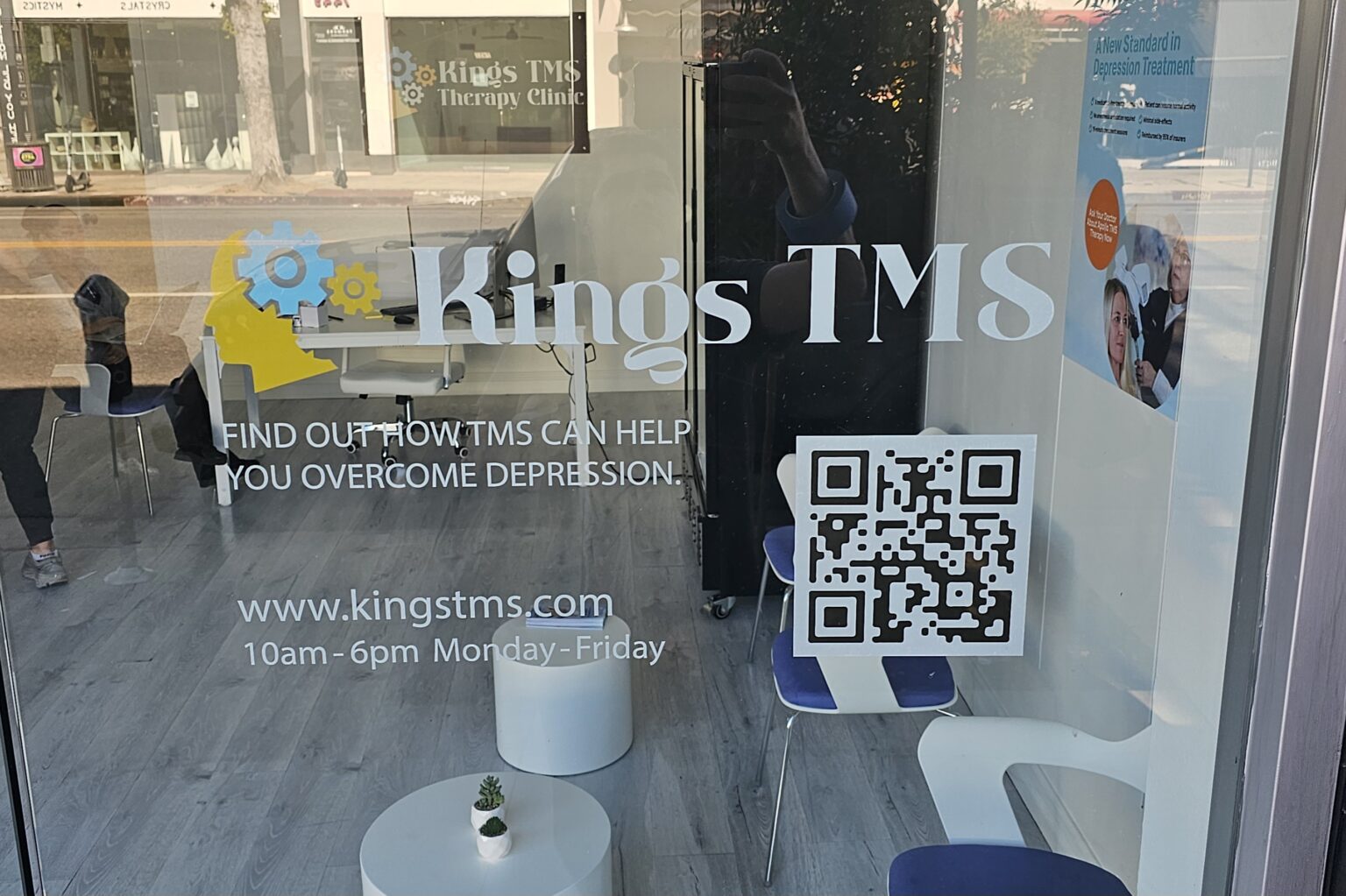 King's TMS exterior sign and window decals Los Angeles - Premium Solutions