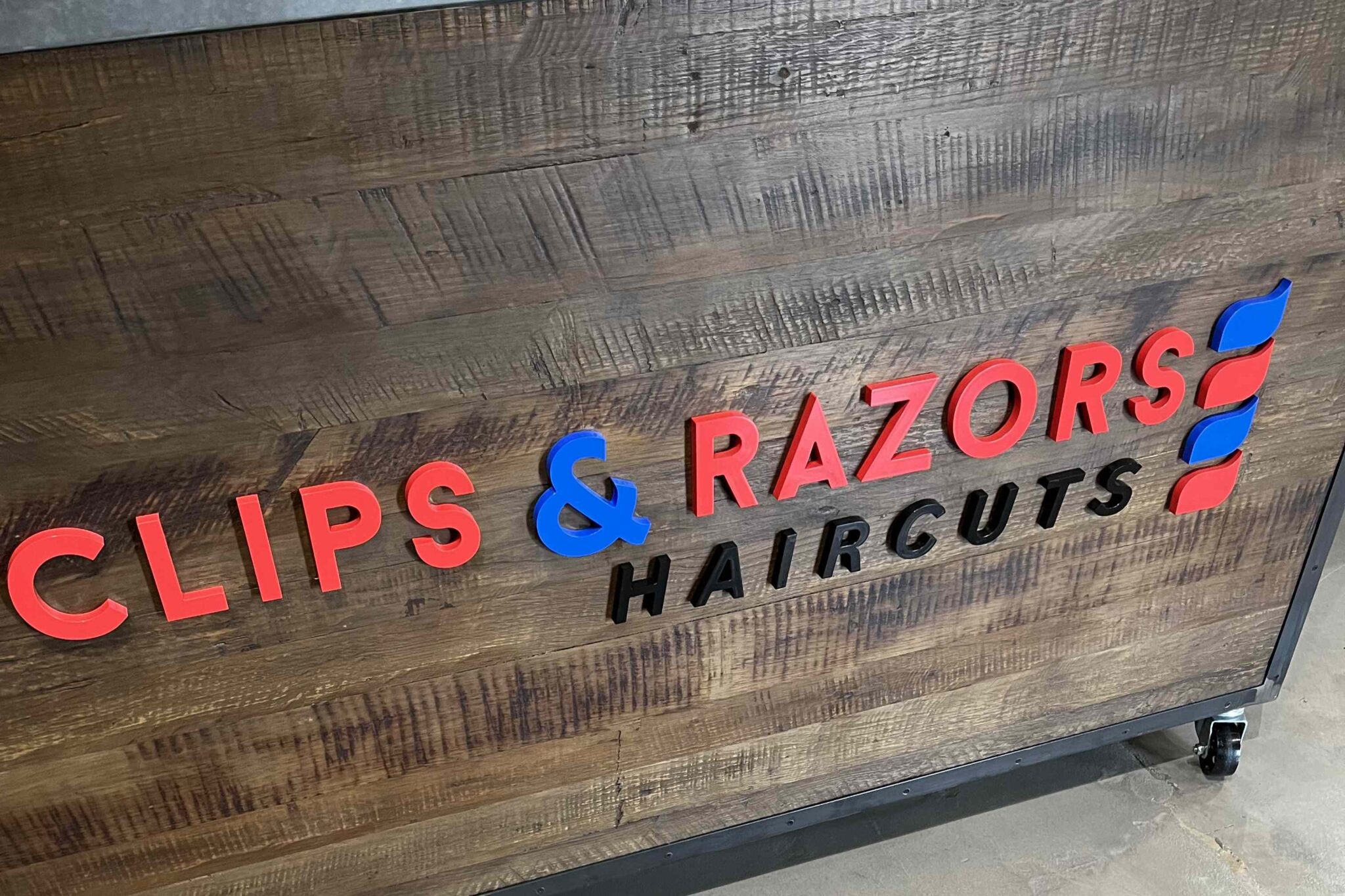 Clips and Razor Channel Letters and Reception Sign North Hollywood ...