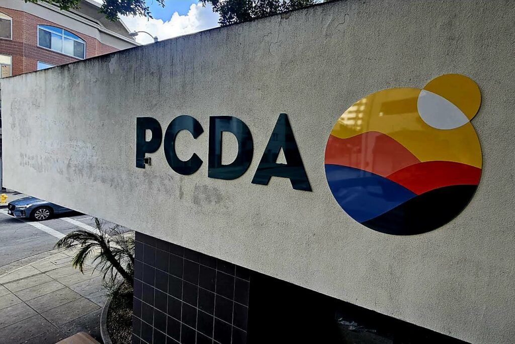 PCDA Dimensional Letters Pasadena - Premium Solutions