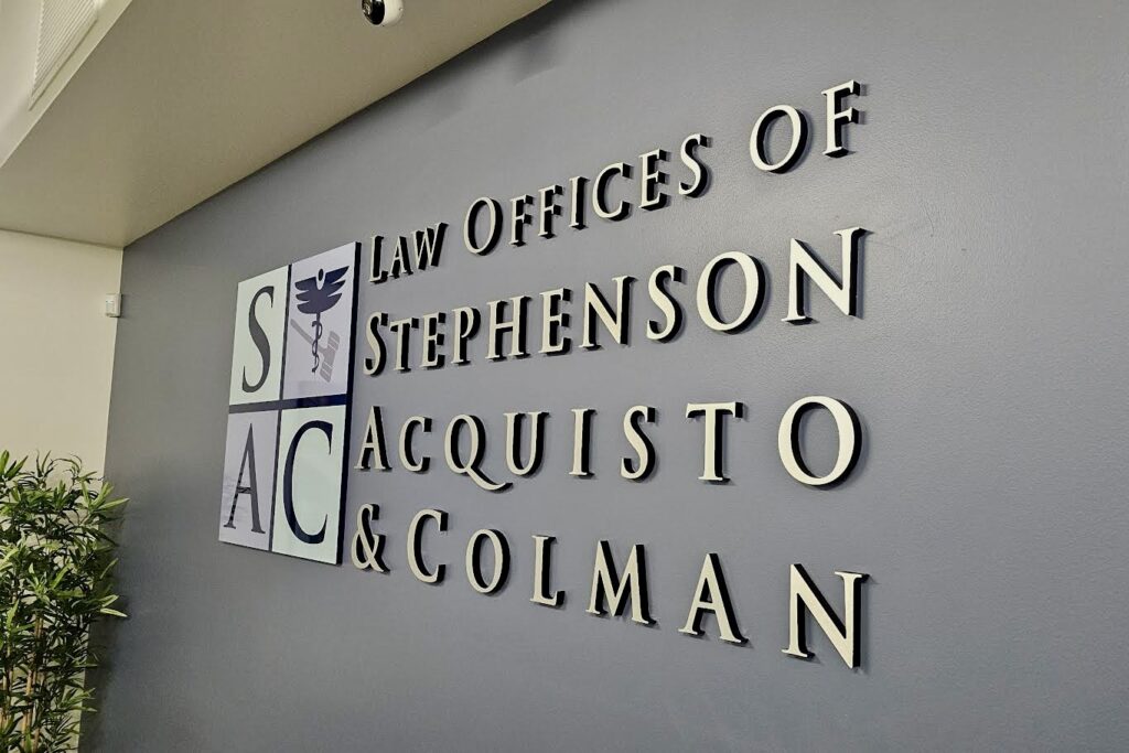 Law Offices of Stephenson Lobby Sign Glendale – Premium Solutions