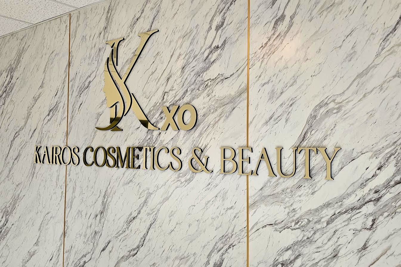 Kairos Cosmetics Mirror Gold Signage Torrance 90501 - Premium Solutions